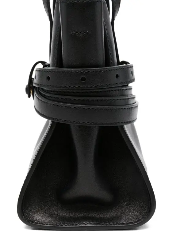 Moschino Small Leather Handbag - Black