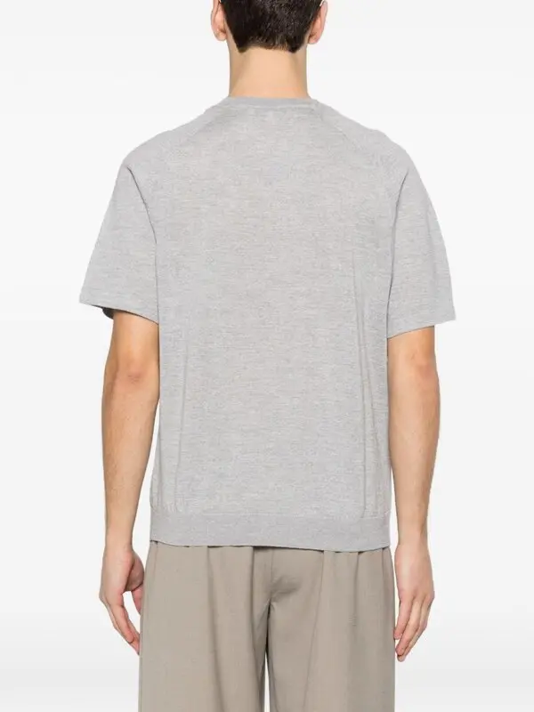 Maison Kitsuné Fox Head Wool Jumper - Grey