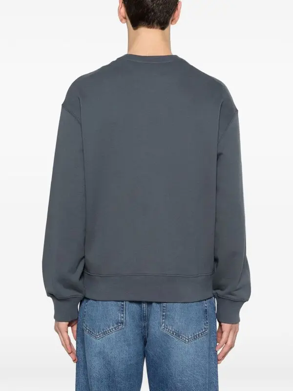 Maison Kitsuné Dressed Fox Cotton Sweatshirt - Blue