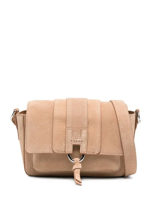 Hogan Leather Shoulder Bag - White
