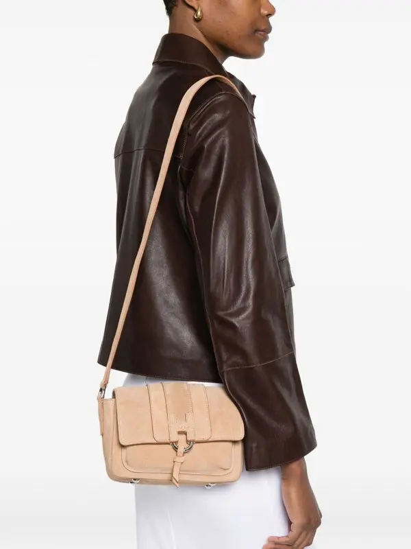 Hogan Leather Shoulder Bag - White