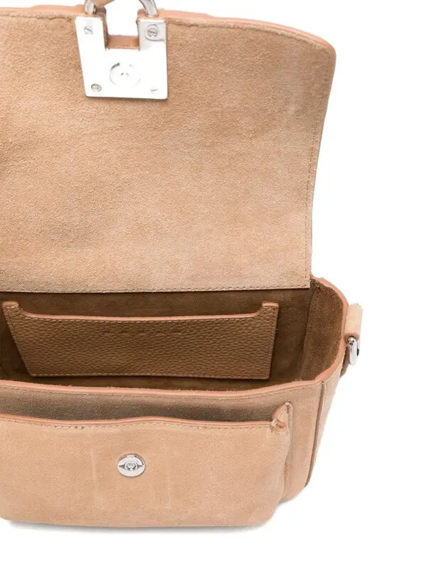 Hogan Leather Shoulder Bag - White