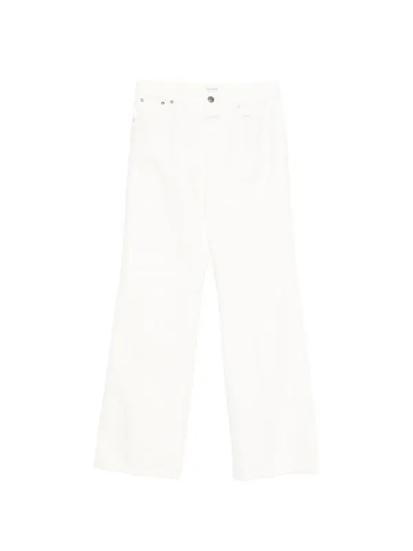 Closed Straight-leg Denim Jeans With Button Closure