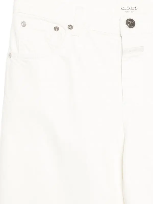 Closed Straight-leg Denim Jeans With Button Closure