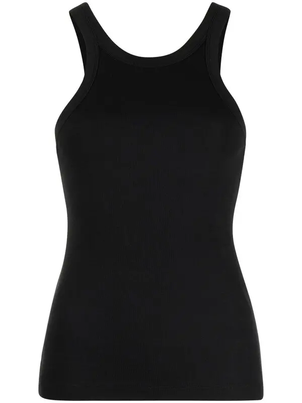 TOTEME Organic Cotton Tank Top - Black