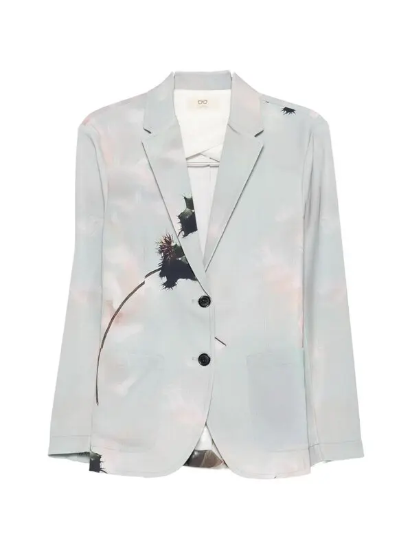 SISSIOTTOSTYLE Printed Single-breasted Blazer Jacket