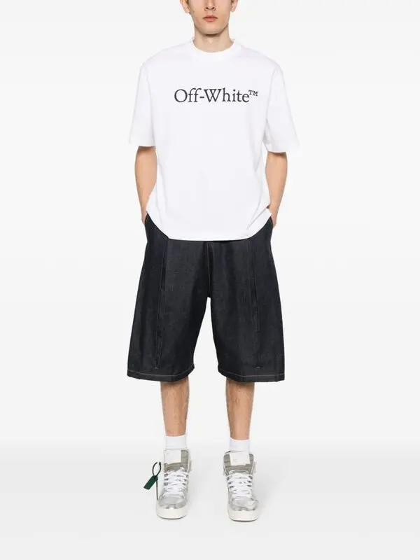 Off-White Big Bookish Cotton T-shirt - White