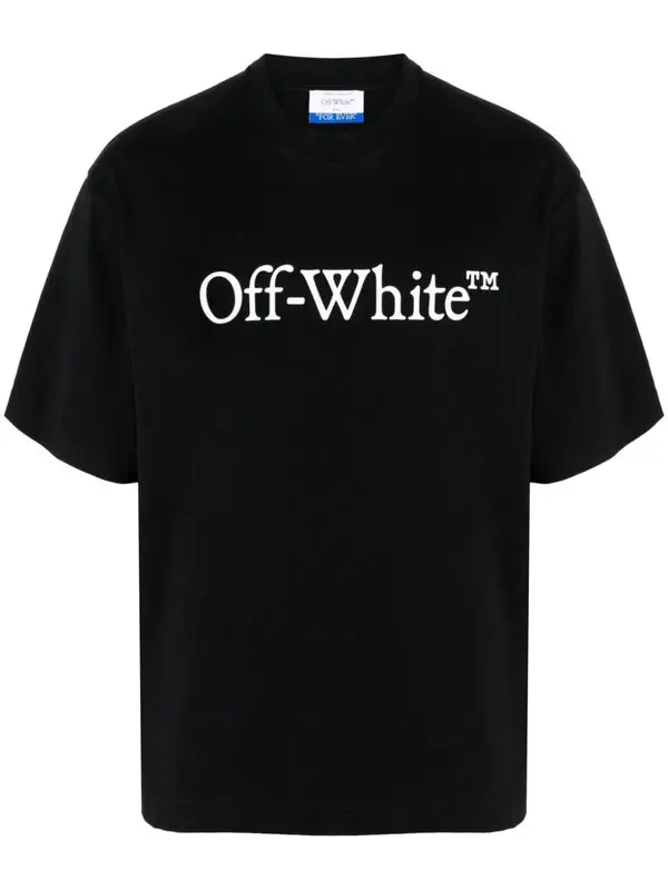 Off White Big Bookish Cotton T-shirt
