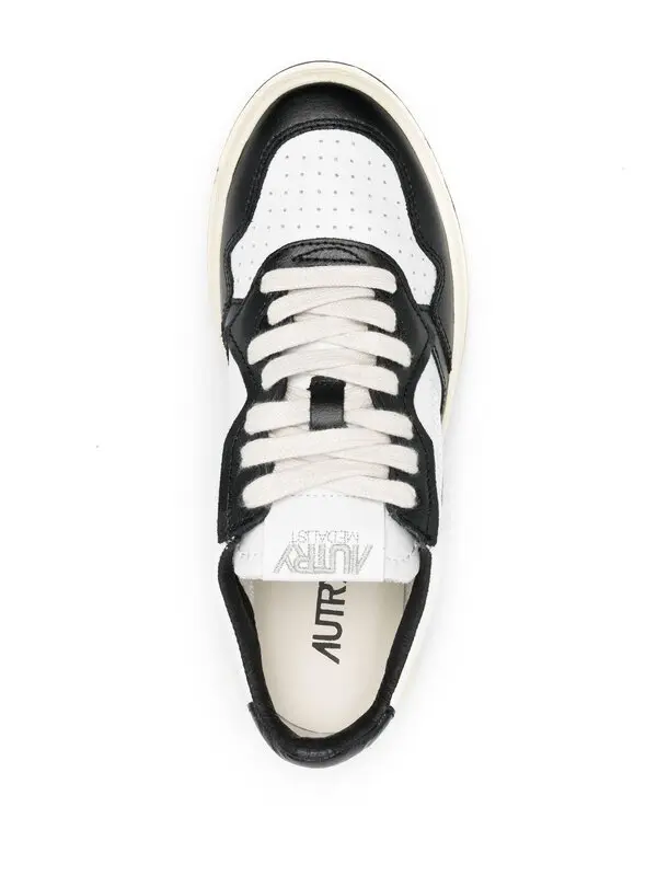 AUTRY Medialist Low Leather Sneakers - Black