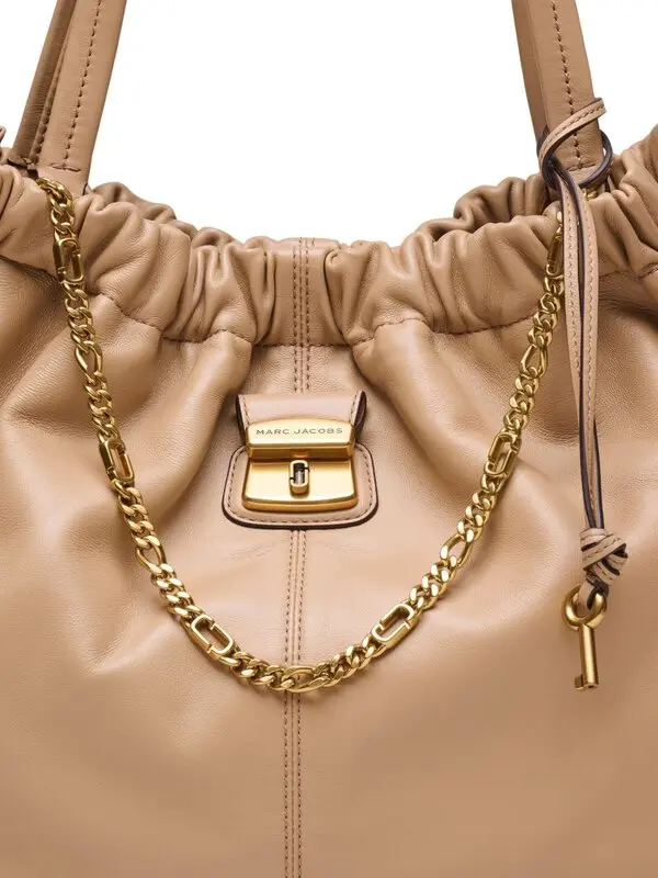 Marc Jacobs Leather Tote Bag With Chain Strap