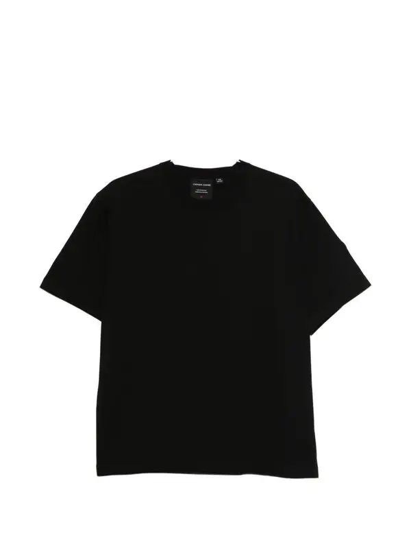 Canada Goose Logo Cotton T-shirt - Black