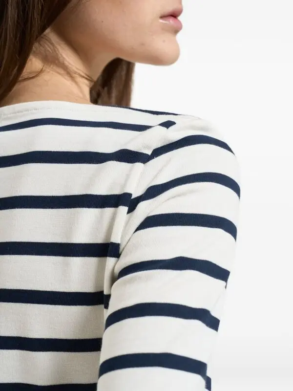 SEMICOUTURE Carmelita Striped Cotton Sweater