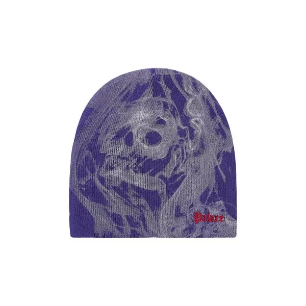PALACE Smoked Nein Cuff Beanie - Purple