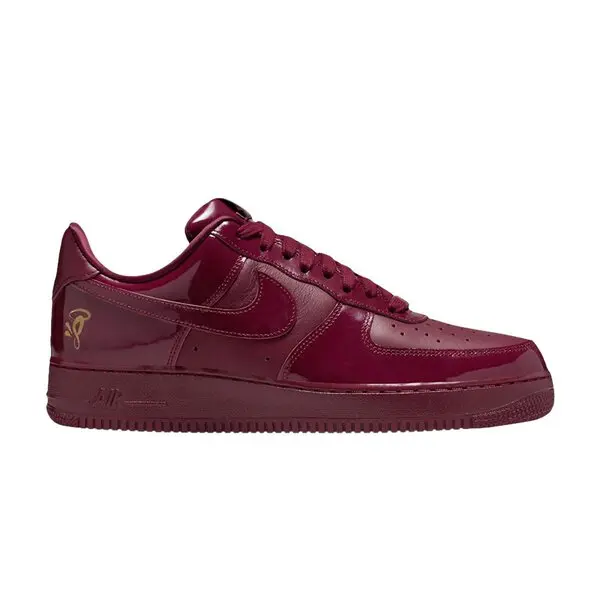 Nike Central Cee X Air Force 1 Low 'dark Beetroot' Uk Exclusive - Red