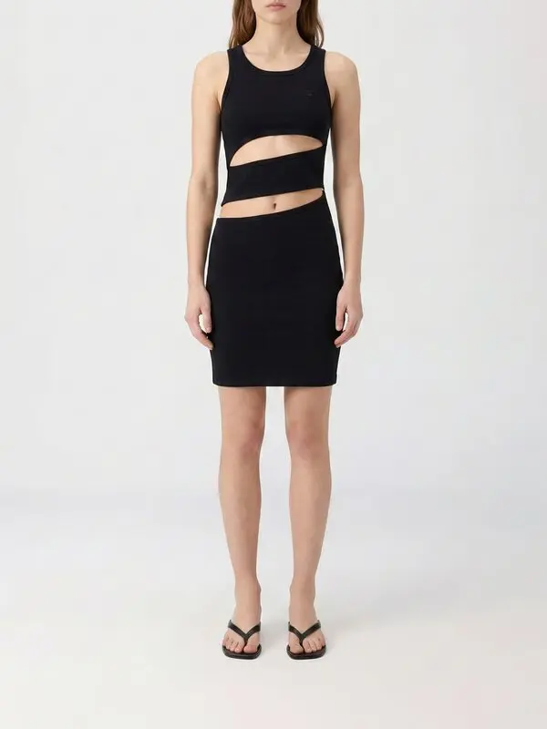 Coperni Cut-out Tank Dress - Black