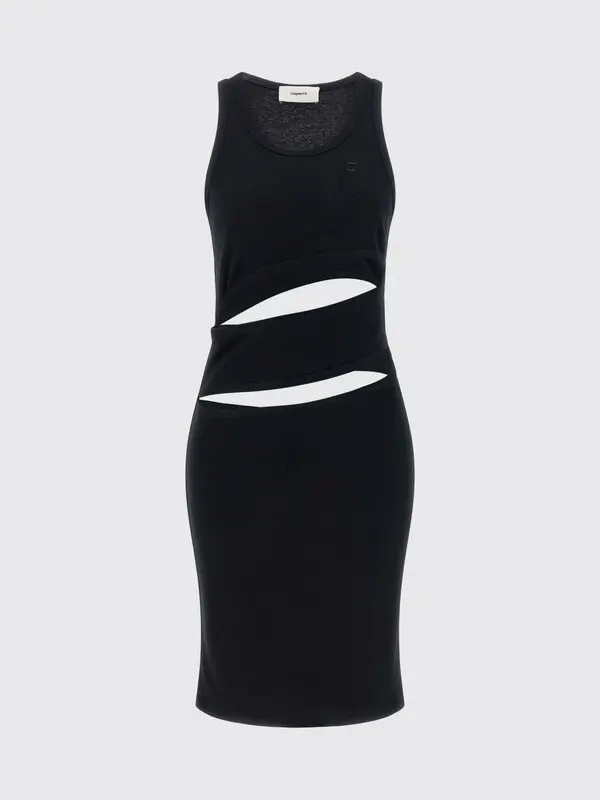 Coperni Cut-out Tank Dress - Black