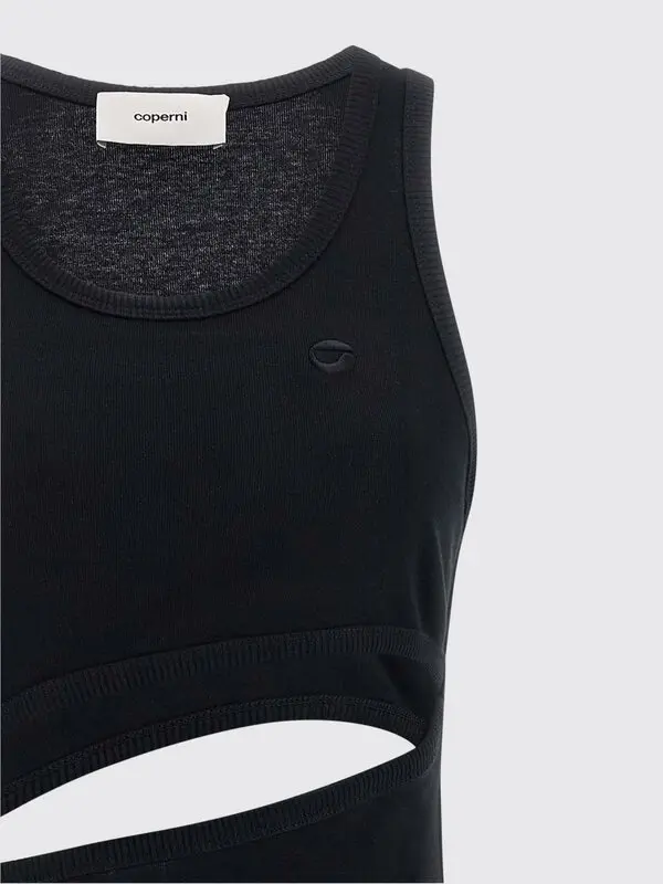 Coperni Cut-out Tank Dress - Black