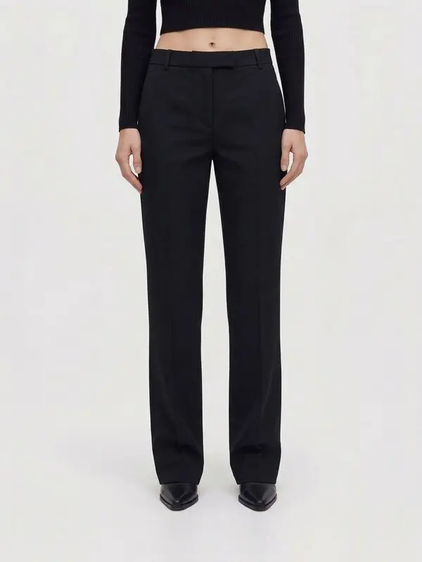 Max Mara Classic Cady Trousers - Blue