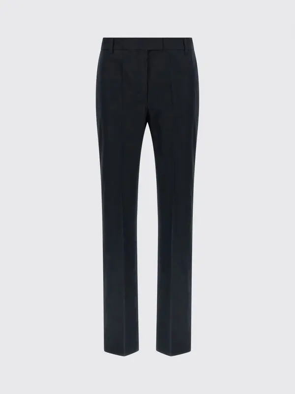 Max Mara Fatina Cotton Blend Cropped Trousers - Blue