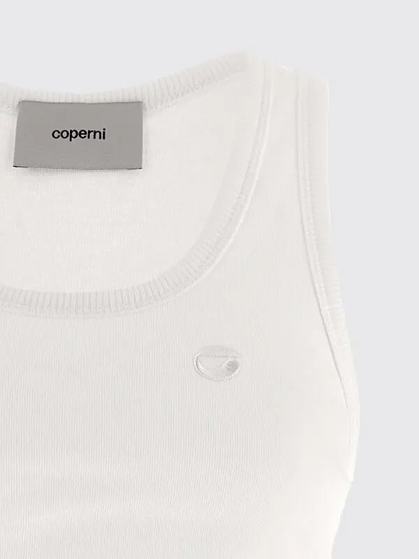 Coperni Cotton Cut-out Top - White