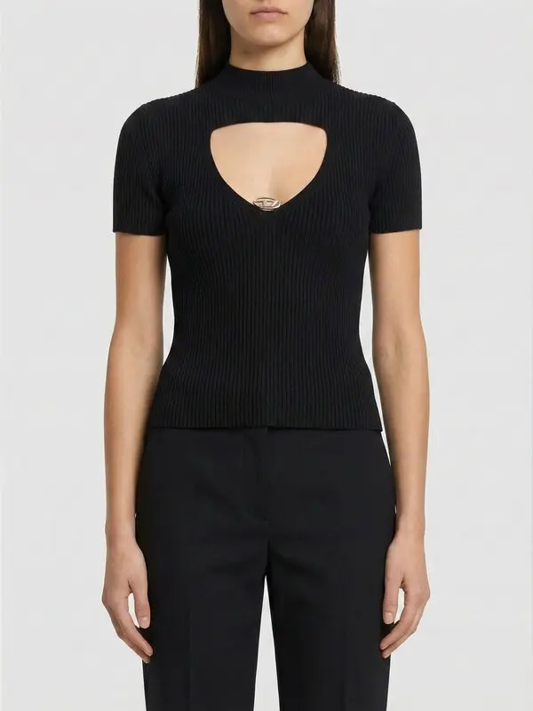 DIESEL® M-olive Wool Top - Black