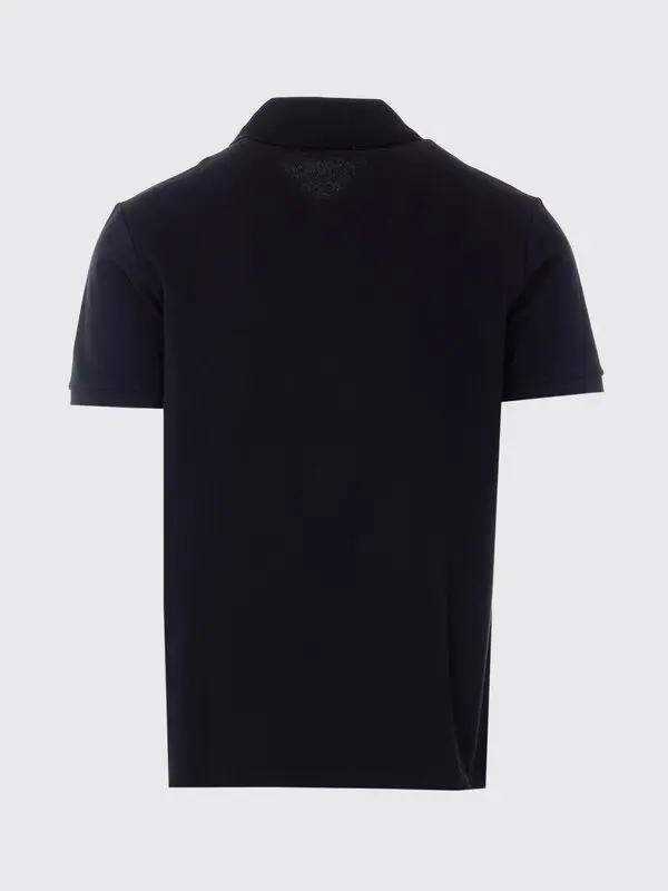 Balmain Logo Polo Shirt - Black