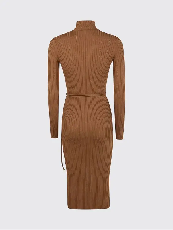 Elisabetta Franchi Ribbed Knit Midi Dress