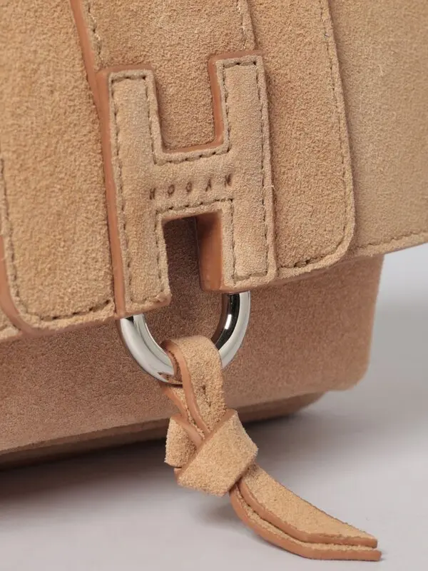 Hogan Mini Hobo Suede Bag