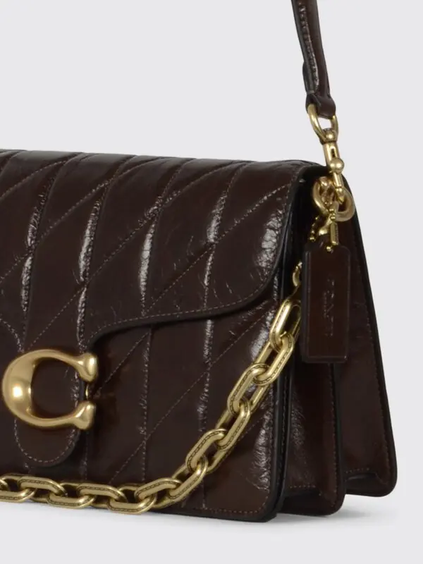 COACH Quilted Handbag With Chain Strap