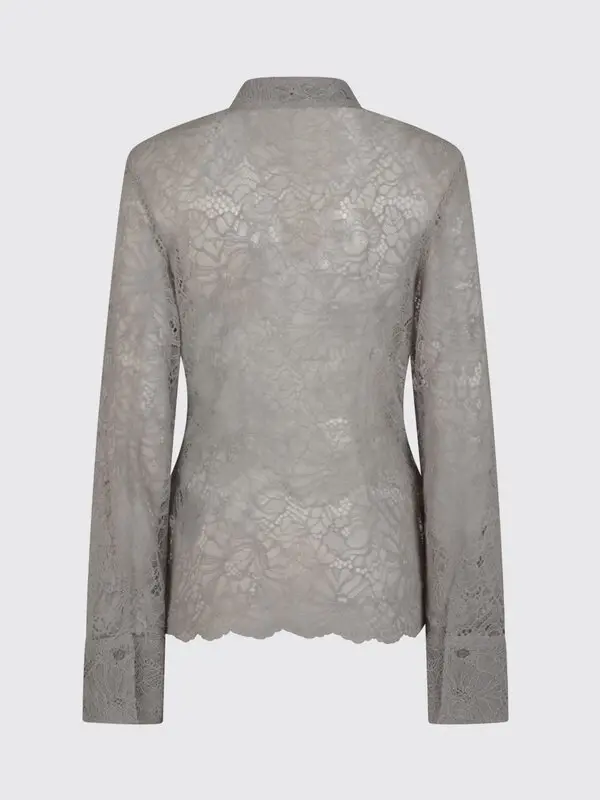 ROTATE BY BIRGER CHRISTENSEN Lace Shirt - Grey