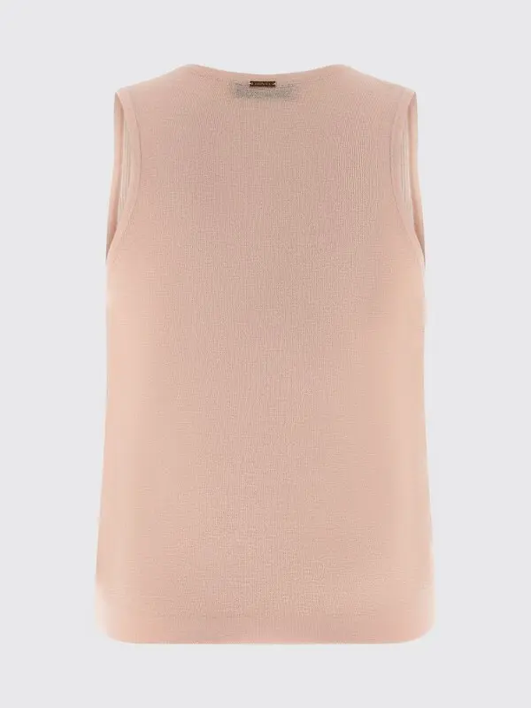 TWINSET Sequin Embellished Cotton Blend Top - Pink
