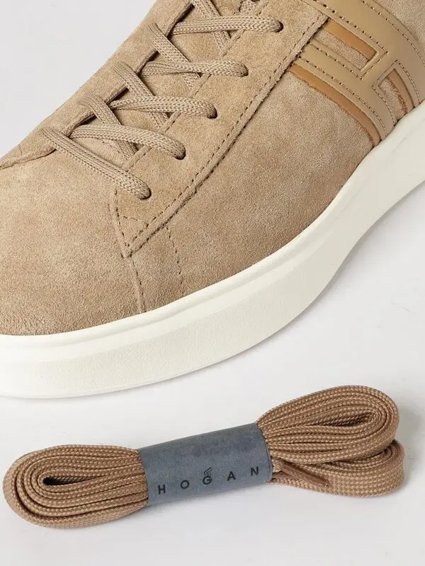 Hogan Suede Lace-up Sneakers - Brown