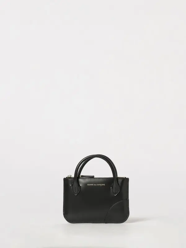 Comme Des Garçons Mini Handbag Leather - Black