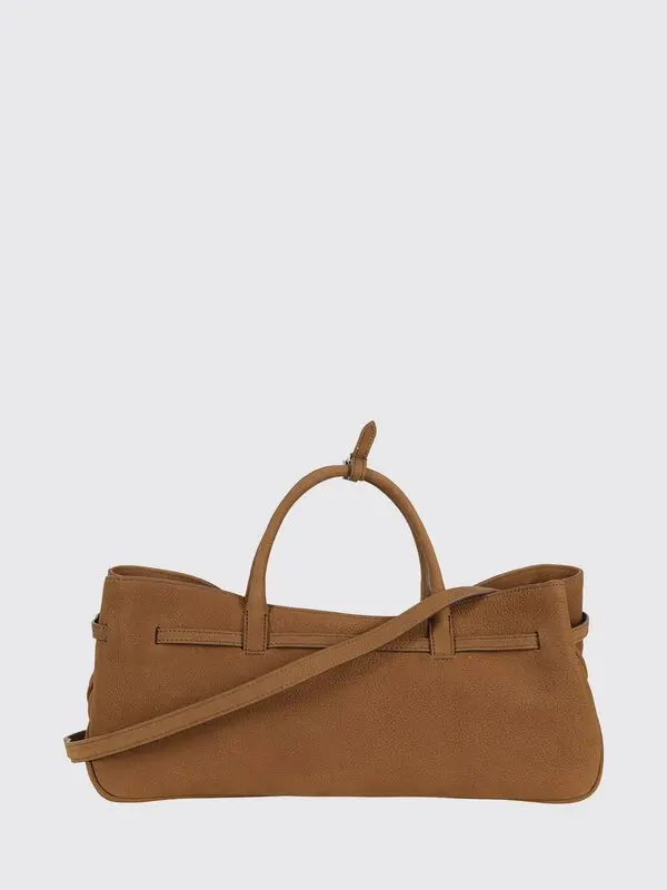 MARGESHERWOOD Hammered Leather Handbag - Brown