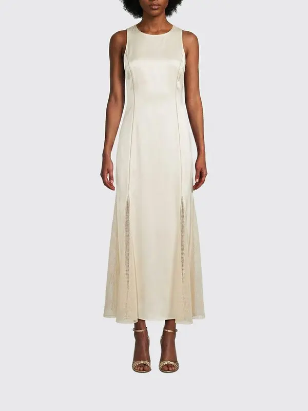 LOU LOU STUDIO Silk Midi Dress - White