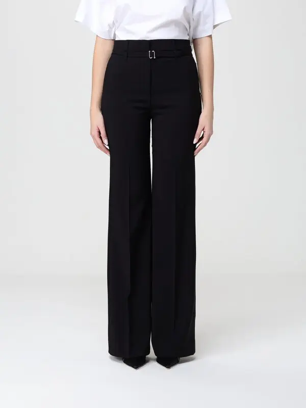 Sportmax Tailored Wide Leg Trousers - Black