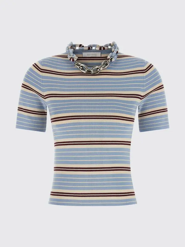 Rabanne Striped Knit Top - Blue