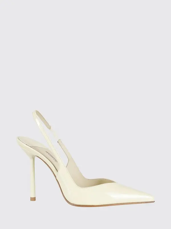 LE SILLA Pointed Toe Slingback Pumps - Yellow