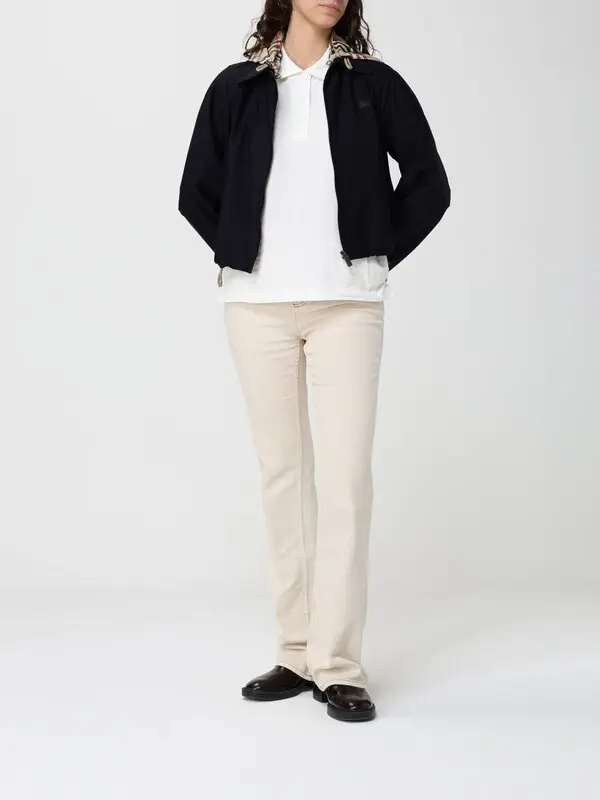 Burberry Cotton Polo Shirt - White