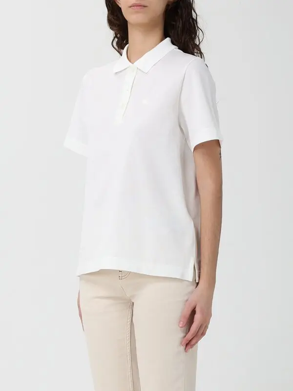 Burberry Cotton Polo Shirt - White