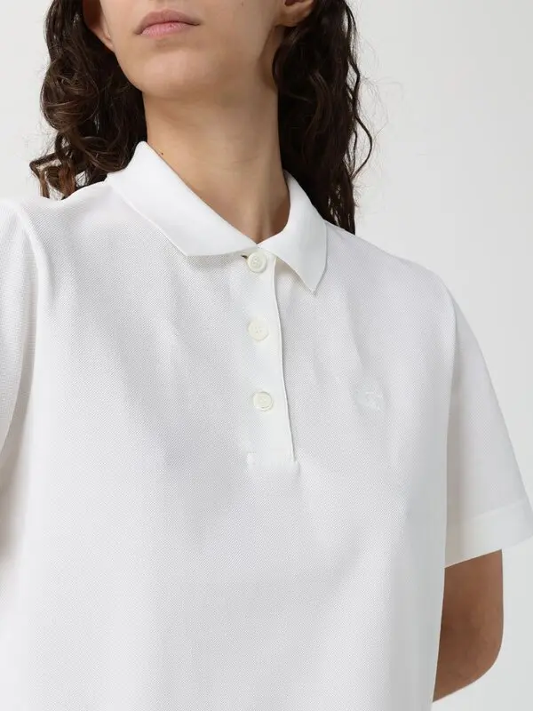 Burberry Cotton Polo Shirt - White
