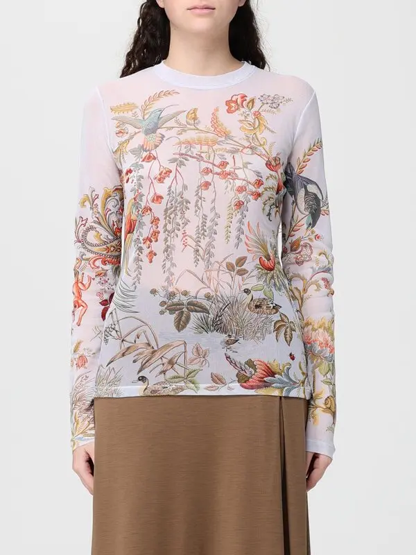 Etro Paisley Knit Top - White