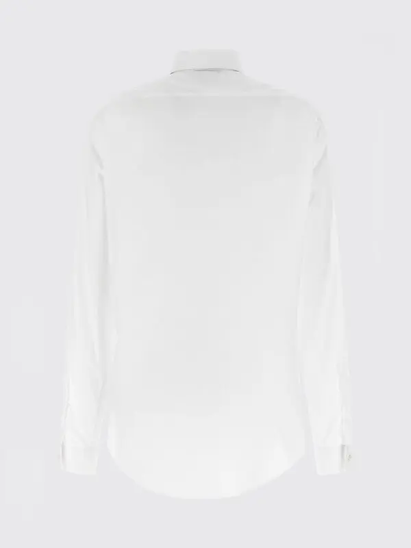 TOM FORD Elegant Cotton Poplin Shirt With Pintucked Plastron - White
