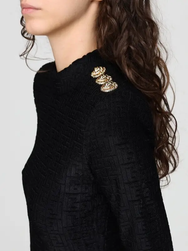 Balmain Textured Knit Top