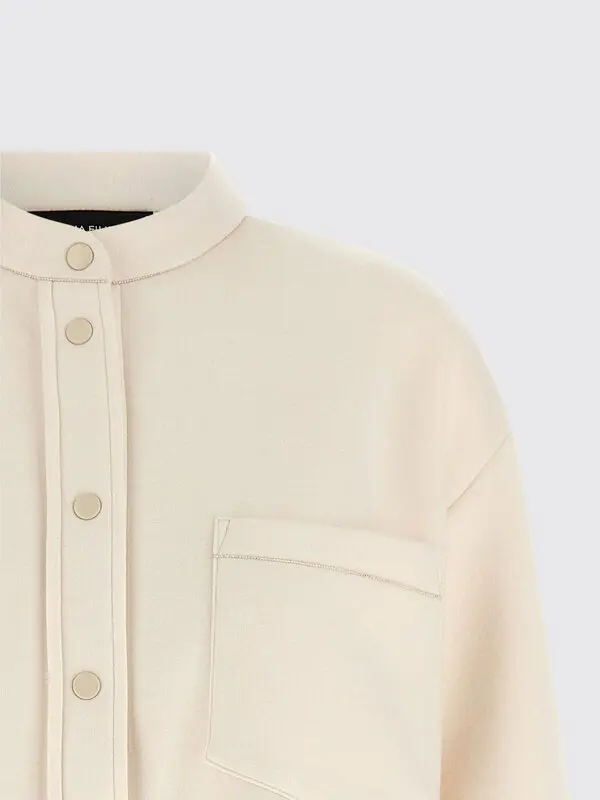 Fabiana Filippi Mandarin Collar Shirt - Beige