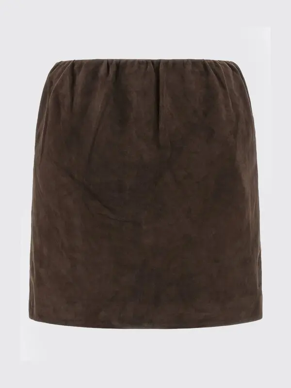 ROTATE BY BIRGER CHRISTENSEN Suede Mini Skirt - Brown