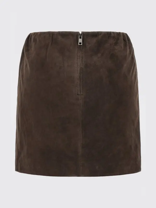 ROTATE BY BIRGER CHRISTENSEN Suede Mini Skirt - Brown