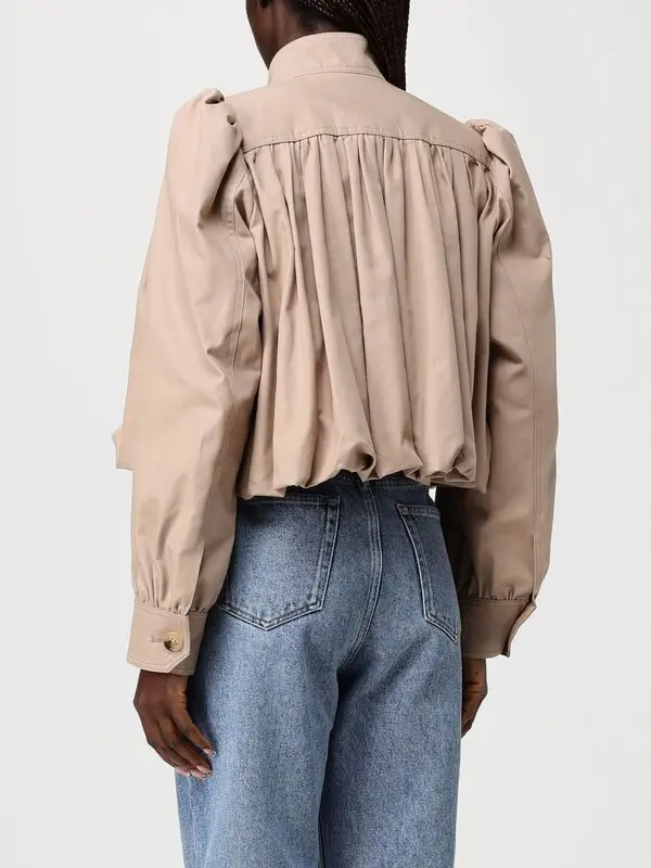Chloé Zip-up Jacket With Gathered Detail