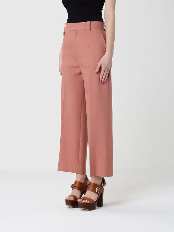 Chloé Cropped Cotton Trousers