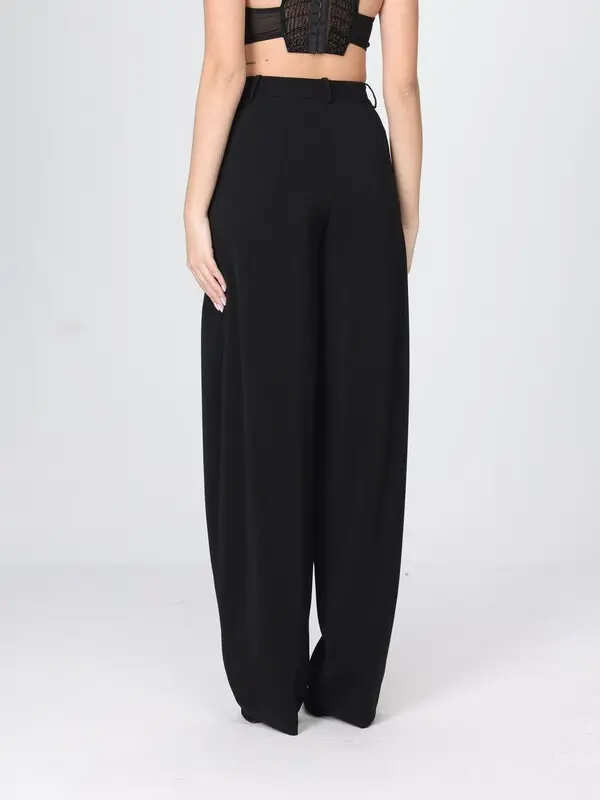 Elisabetta Franchi Wide Leg Trousers - Black